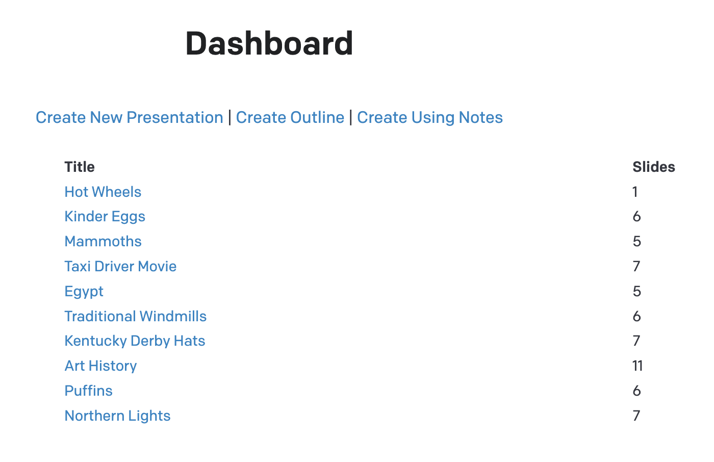 Take A Tour Of Your SlideMake Account Presentation